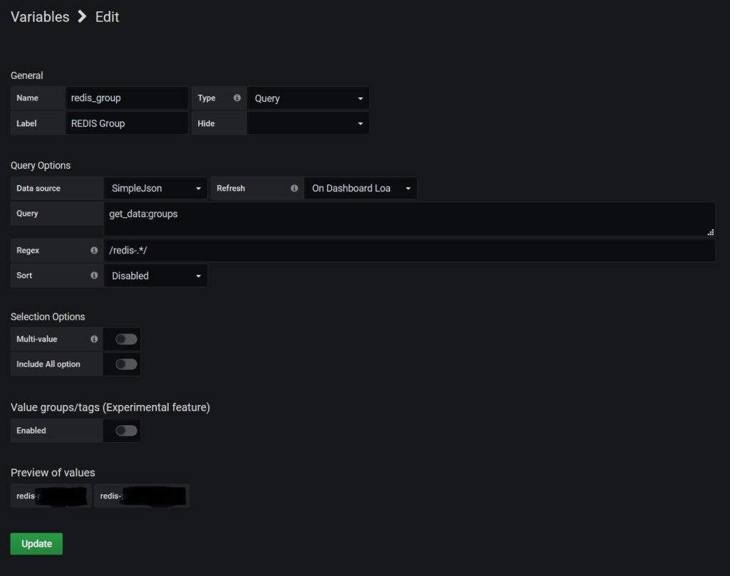 Grafana – Using A JSON Source For Tagging And Grouping – steinkogler.org