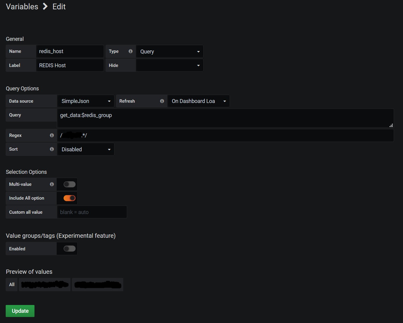 Grafana – Using A JSON Source For Tagging And Grouping – steinkogler.org